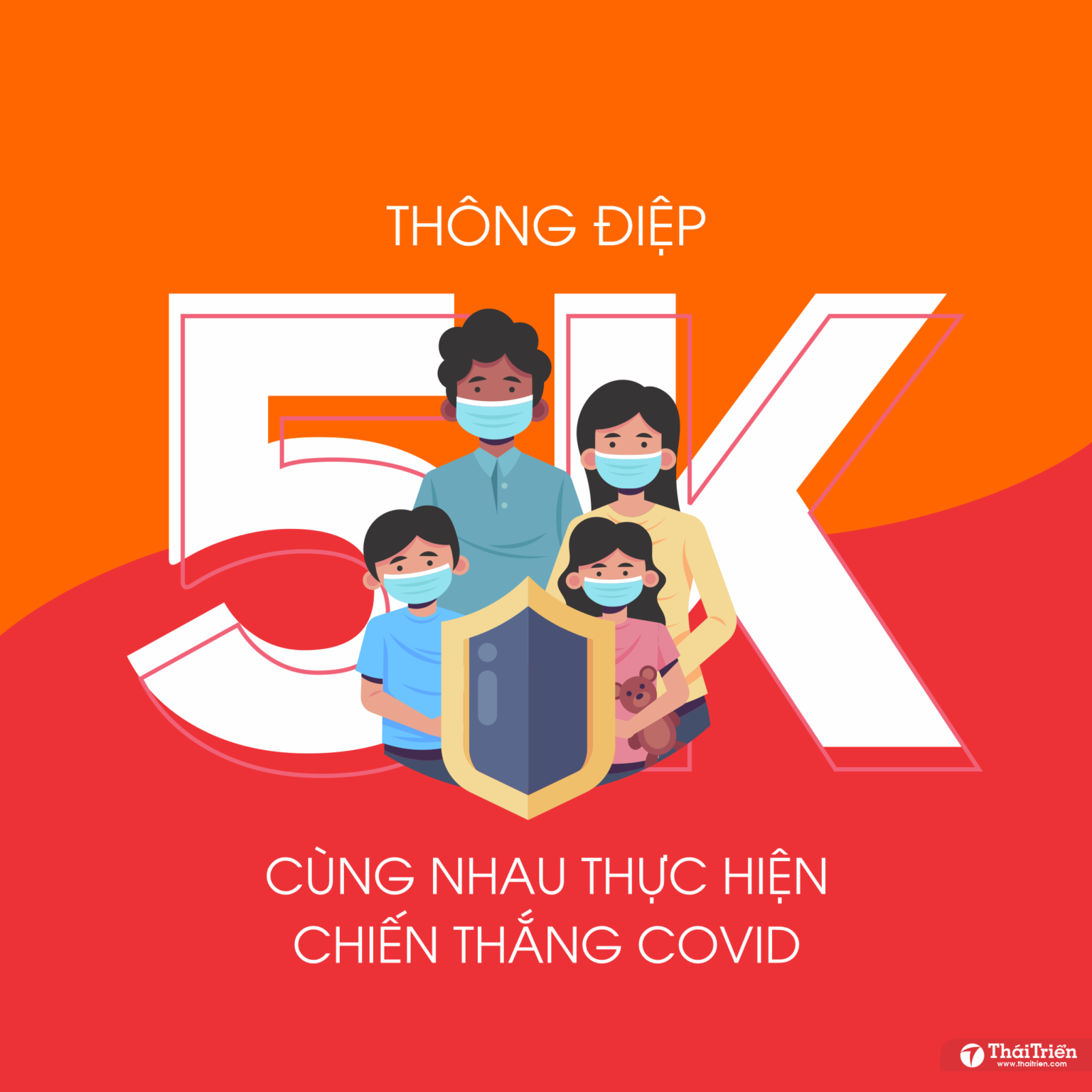 Chia sẻ file infographic – Thông điệp 5K chung tay phòng, chống dịch ...