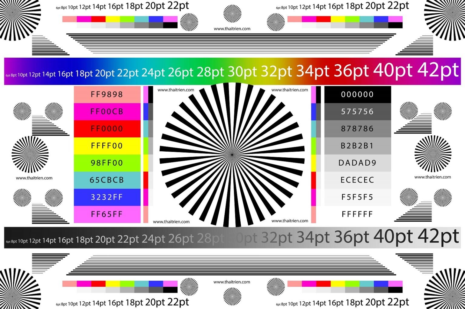 Share Camera lens test image for printing - Thái Triển