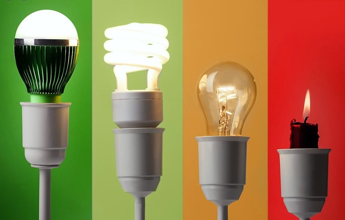 Bóng đèn nào tốn điện nhất? Bóng đèn LED, bóng đèn Halogen, bóng đèn ...